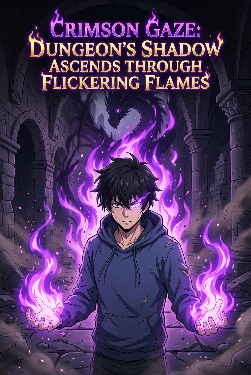 Crimson Gaze: Dungeon's Shadow Ascends Through Flickering Flames ...