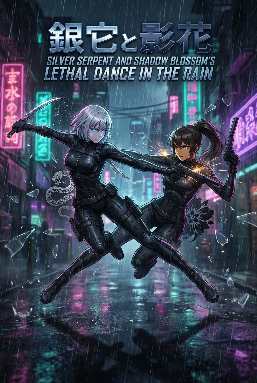Silver Serpent and Shadow Blossom's lethal dance in the rain. | Anime ...