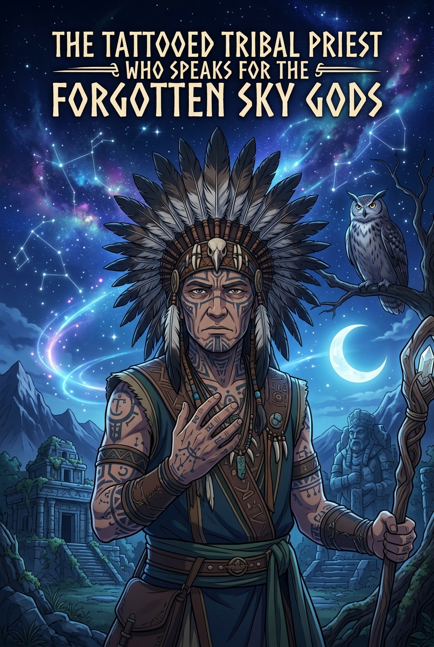 The Tattoed Tribal Priest Who Speaks for the Forgotten Sky Gods | Anime ...