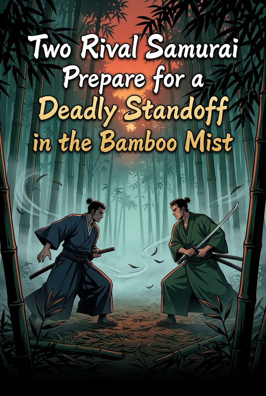Two Rival Samurai Prepare for a Deadly Standoff in the Bamboo Mist ...