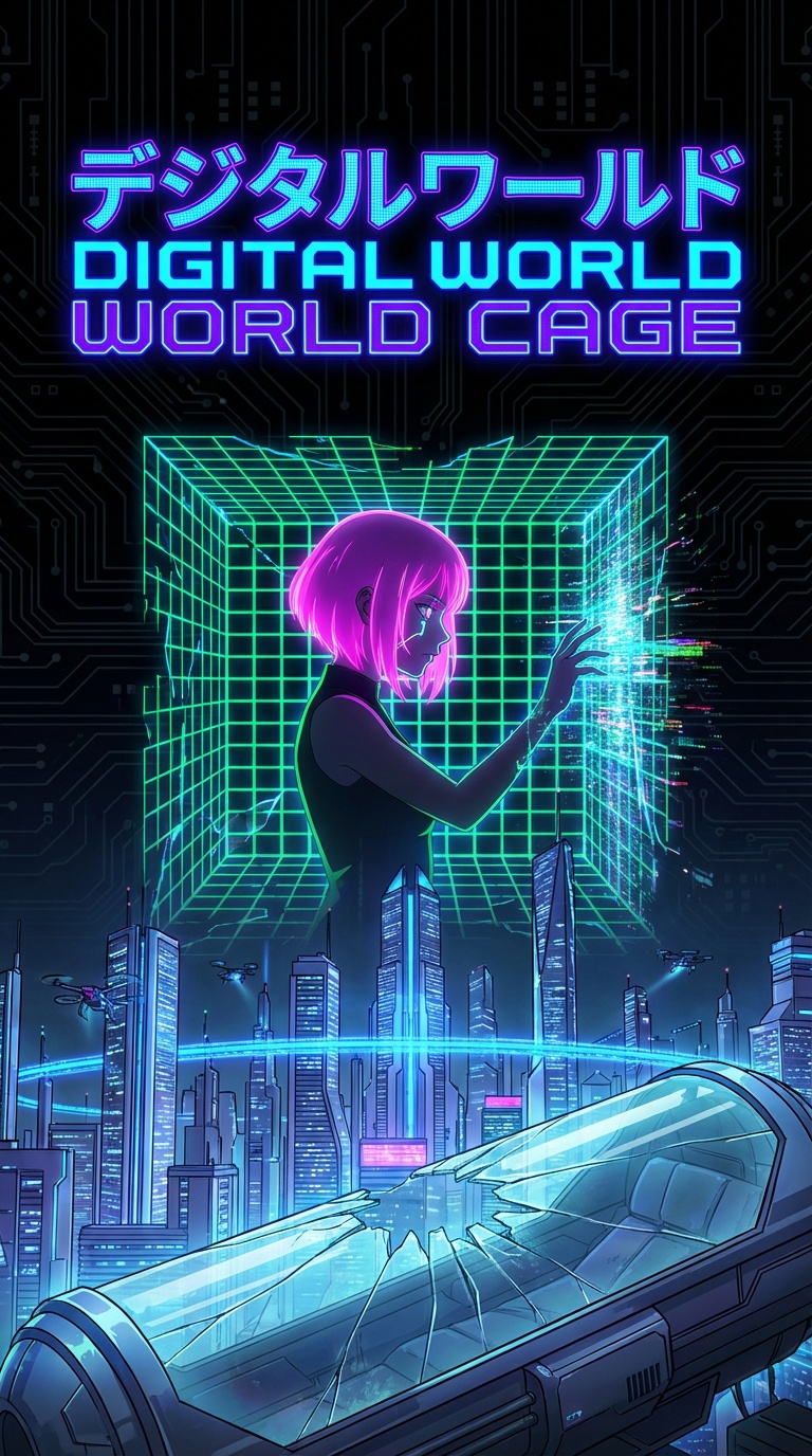 Digital world Cage | Anime Series | Trimz